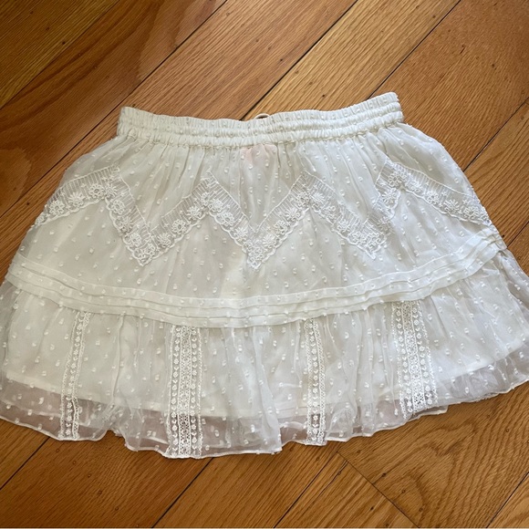Rococo Sand | Skirts | Nwt Rococo Sand Selene Beaded Embellished White ...